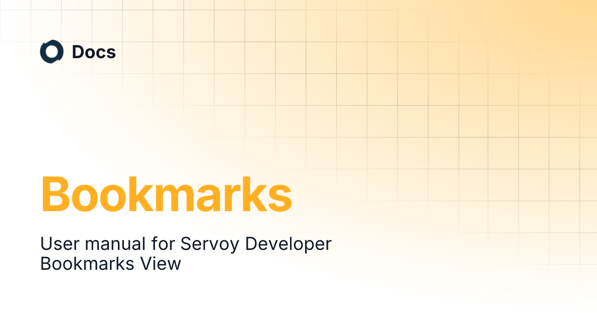 Bookmarks | Docs