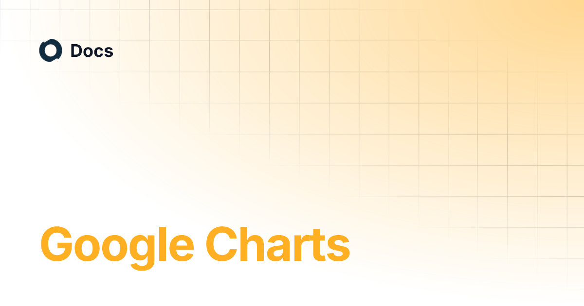Google Charts | Docs