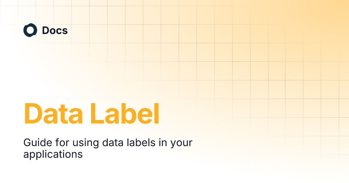 Data Label | Docs