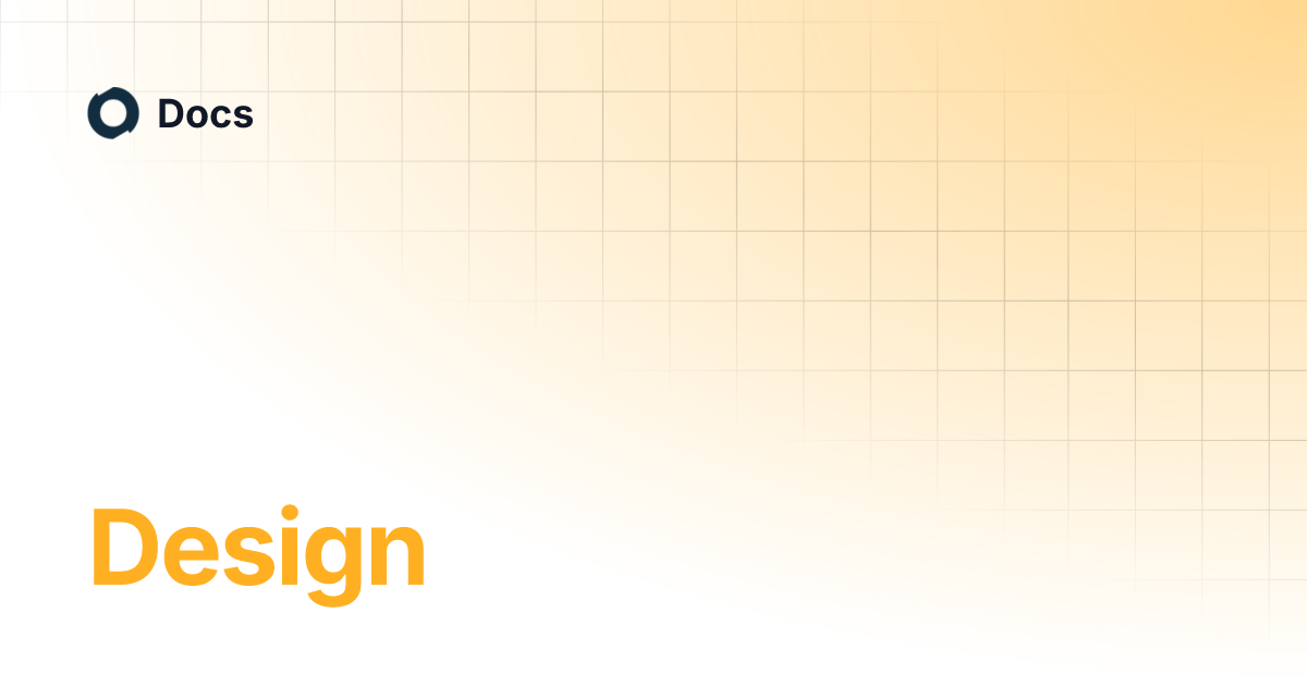 Design | Docs