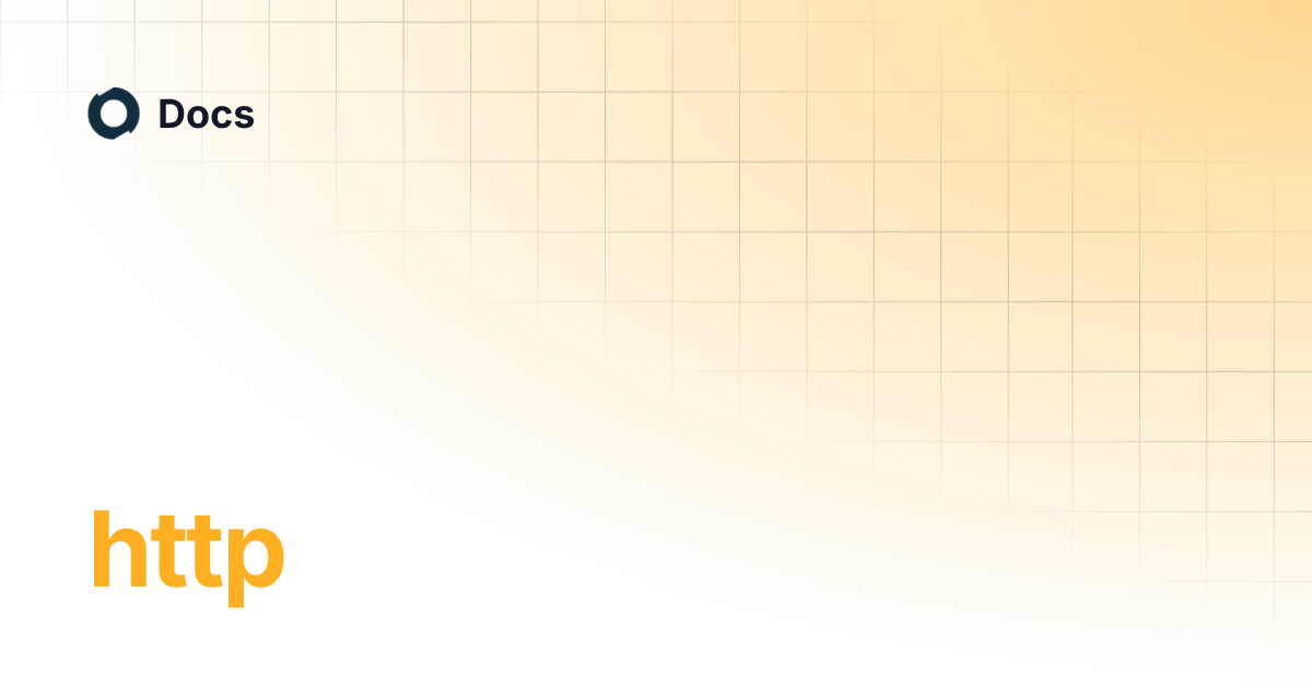 http | Docs